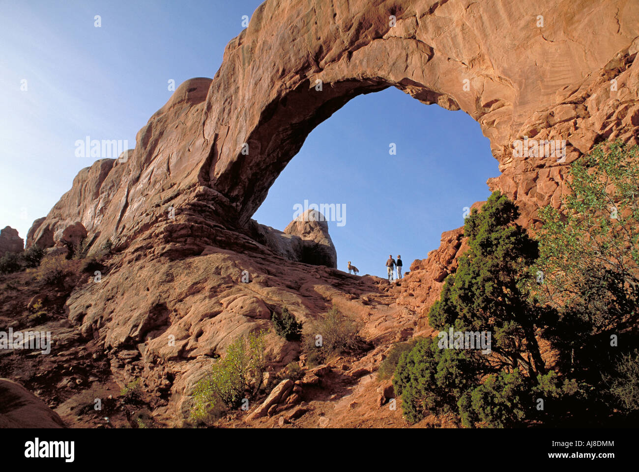 Elk224 4420 Utah Arches NP Windows Section South Window natural arch ...