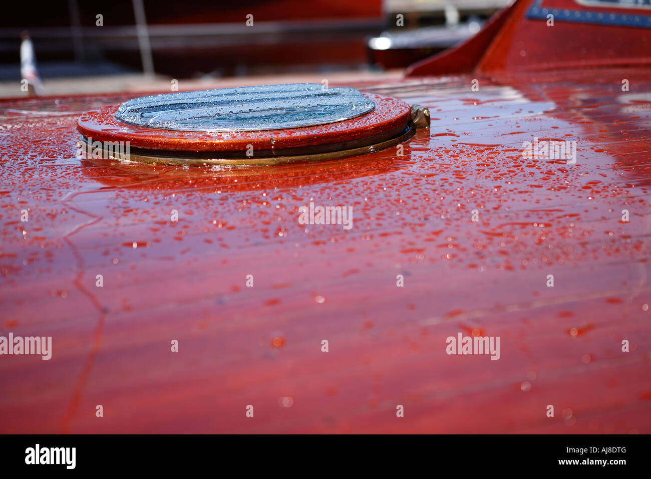 Water Drops on boat Stock Photo - Alamy