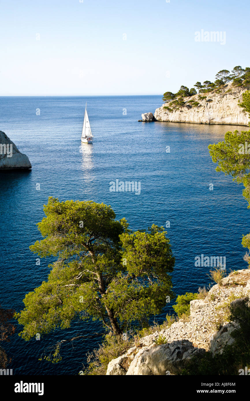Calanque near Cassis; Port Pin. France Stock Photo - Alamy