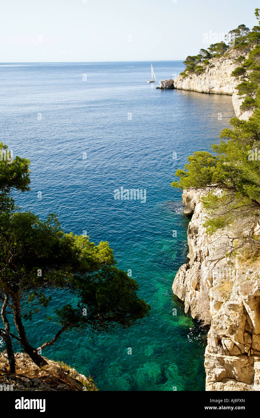 Calanque near Cassis; Port Pin. France Stock Photo - Alamy