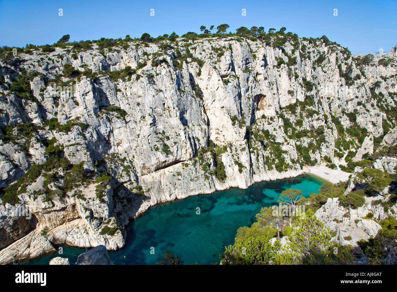 Calanque near Cassis; En Vau. France Stock Photo - Alamy