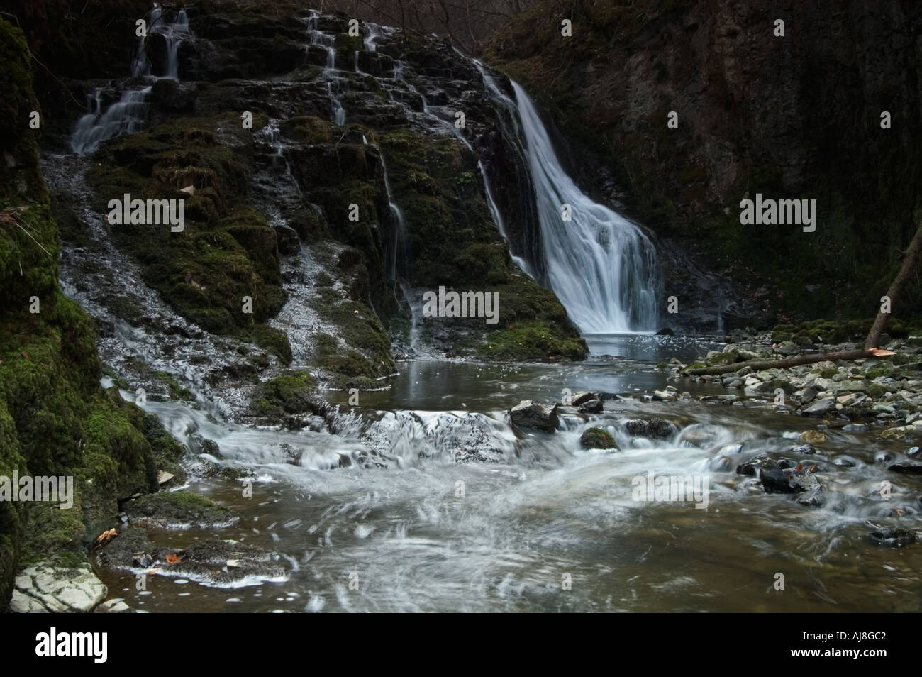 Yorkshire Dales waterfall Stock Photo - Alamy