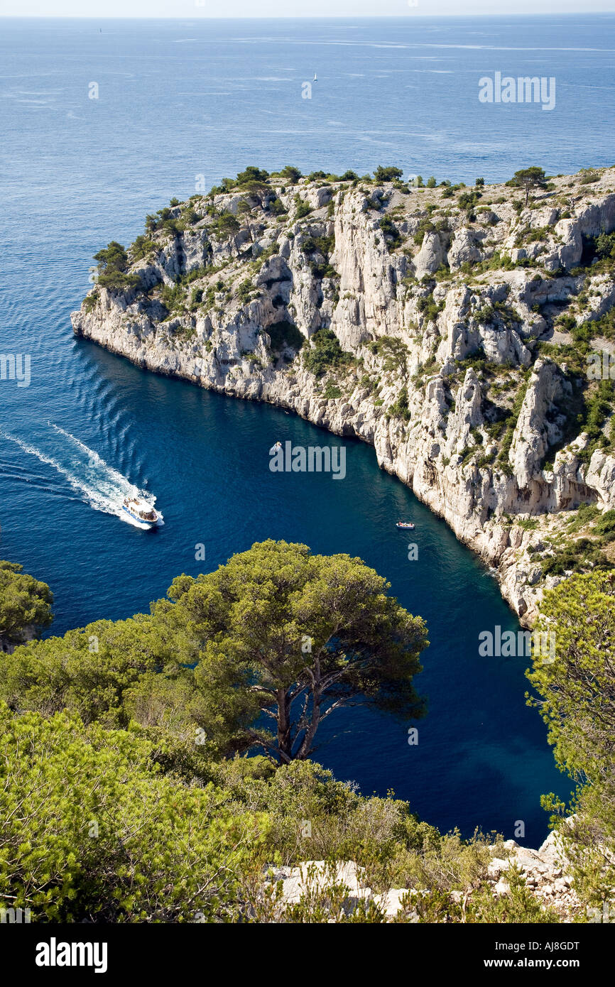 Calanque near Cassis; En Vau. France Stock Photo - Alamy