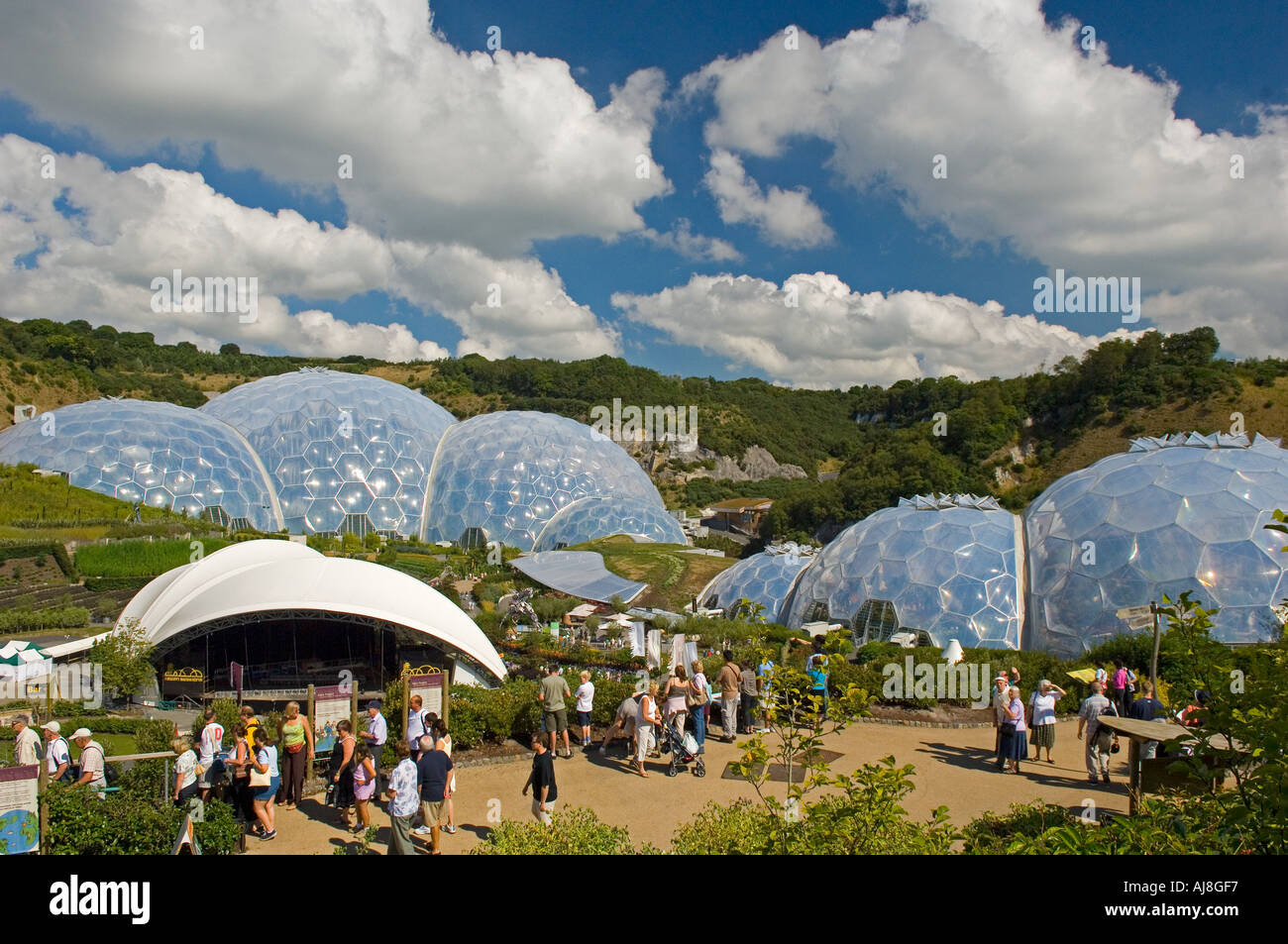 Cornwall The Eden Project Stock Photo - Alamy