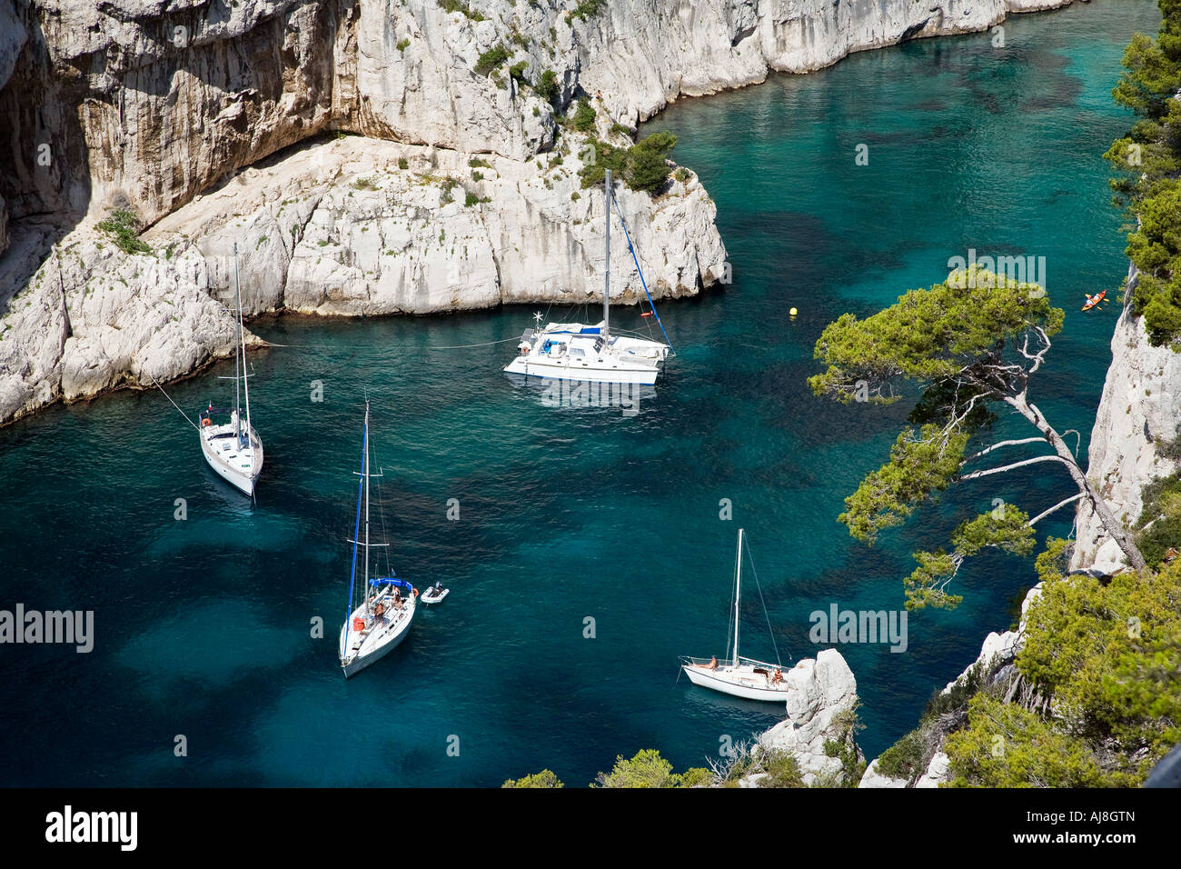 Calanque near Cassis; En Vau. France Stock Photo - Alamy