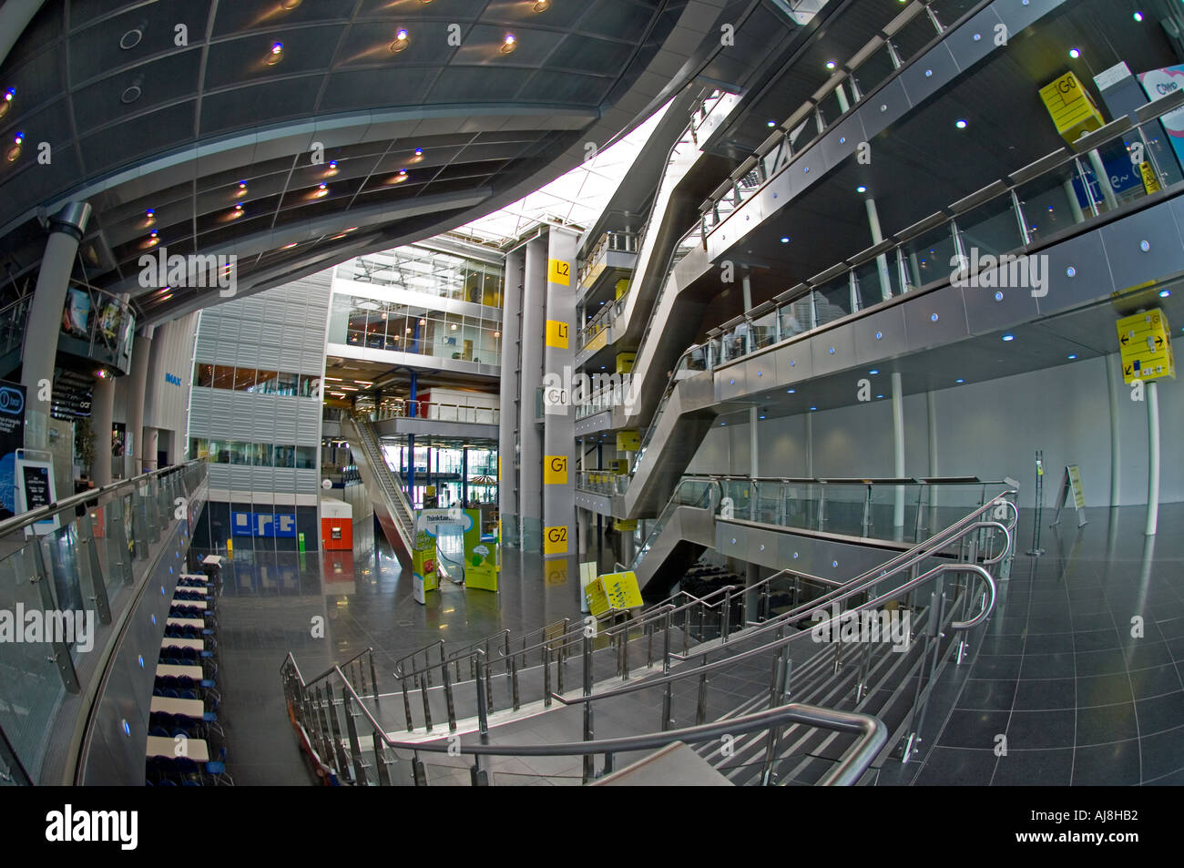 Birmingham 2005 Millenium Point interior The Hub Stock Photo - Alamy