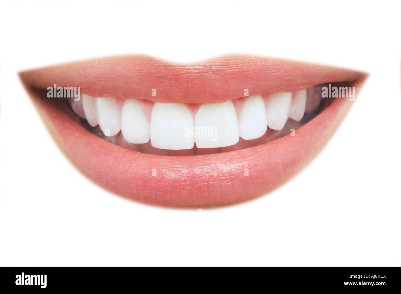 Cutout teeth smile mouth hi-res stock photography and images - Alamy