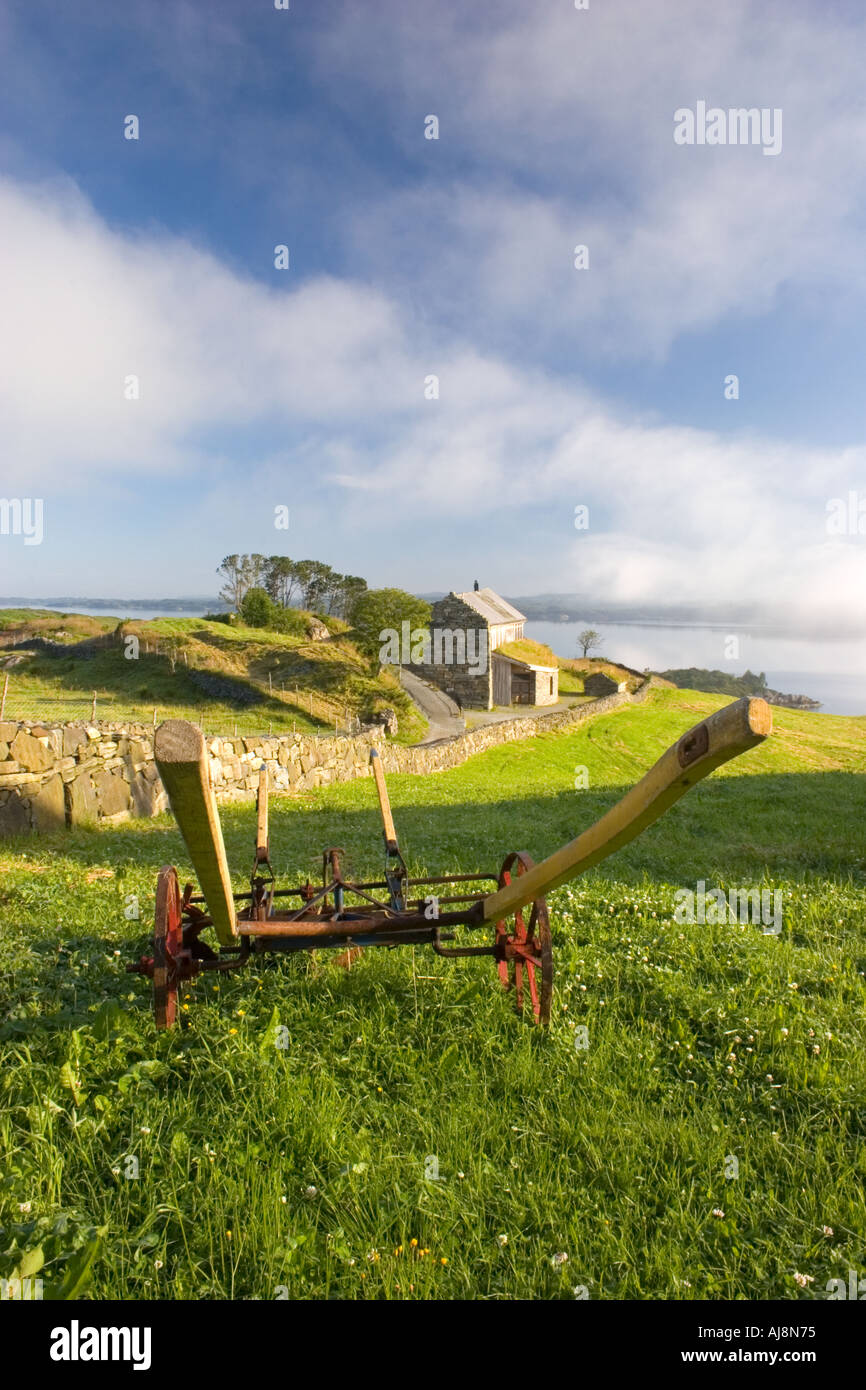Heather center (museum) at Lygra, Lindås, Norway Stock Photo - Alamy