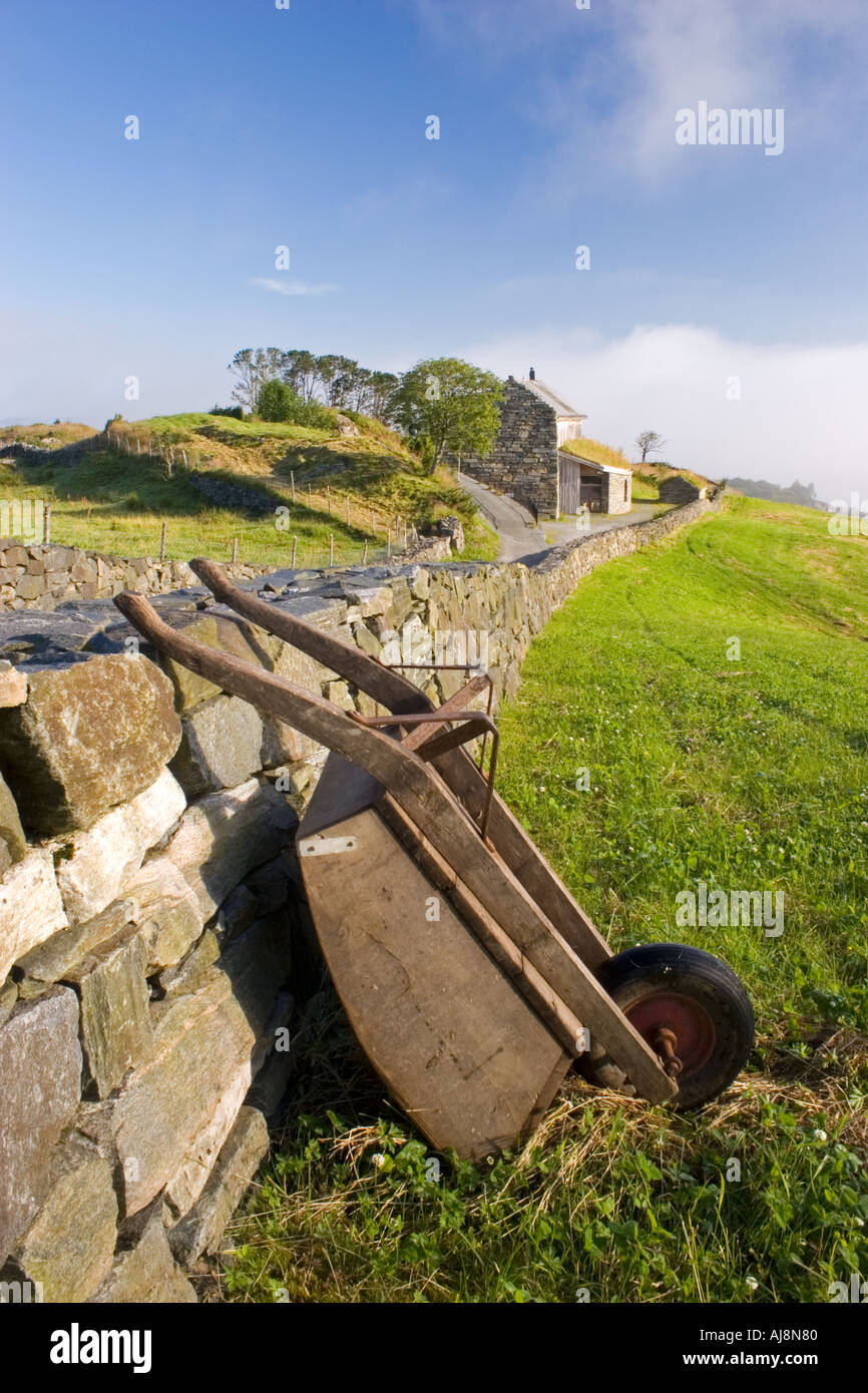Heather center (museum) at Lygra, Lindås, Norway Stock Photo - Alamy