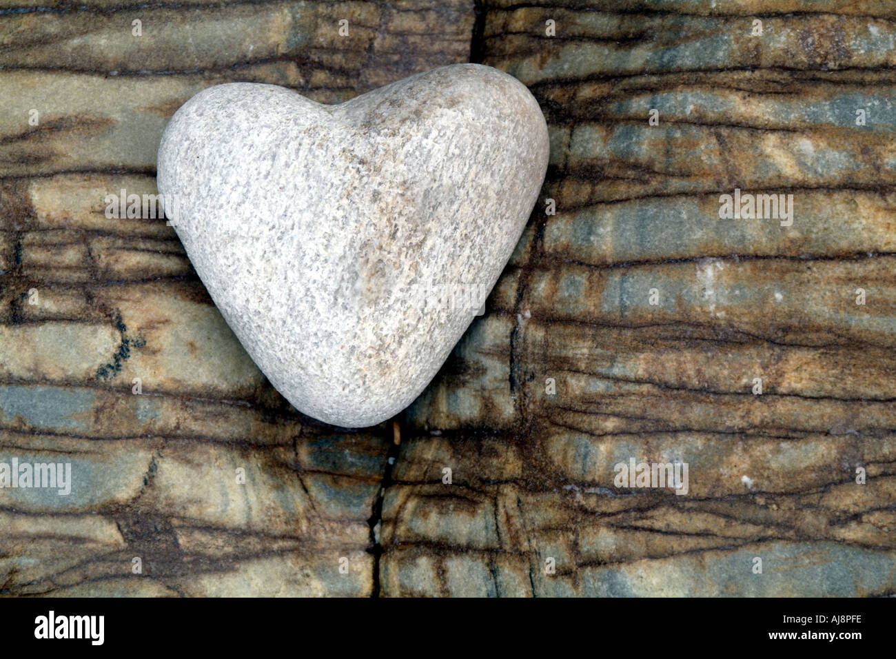 Romantic artistic heart shape rock hi-res stock photography and images ...