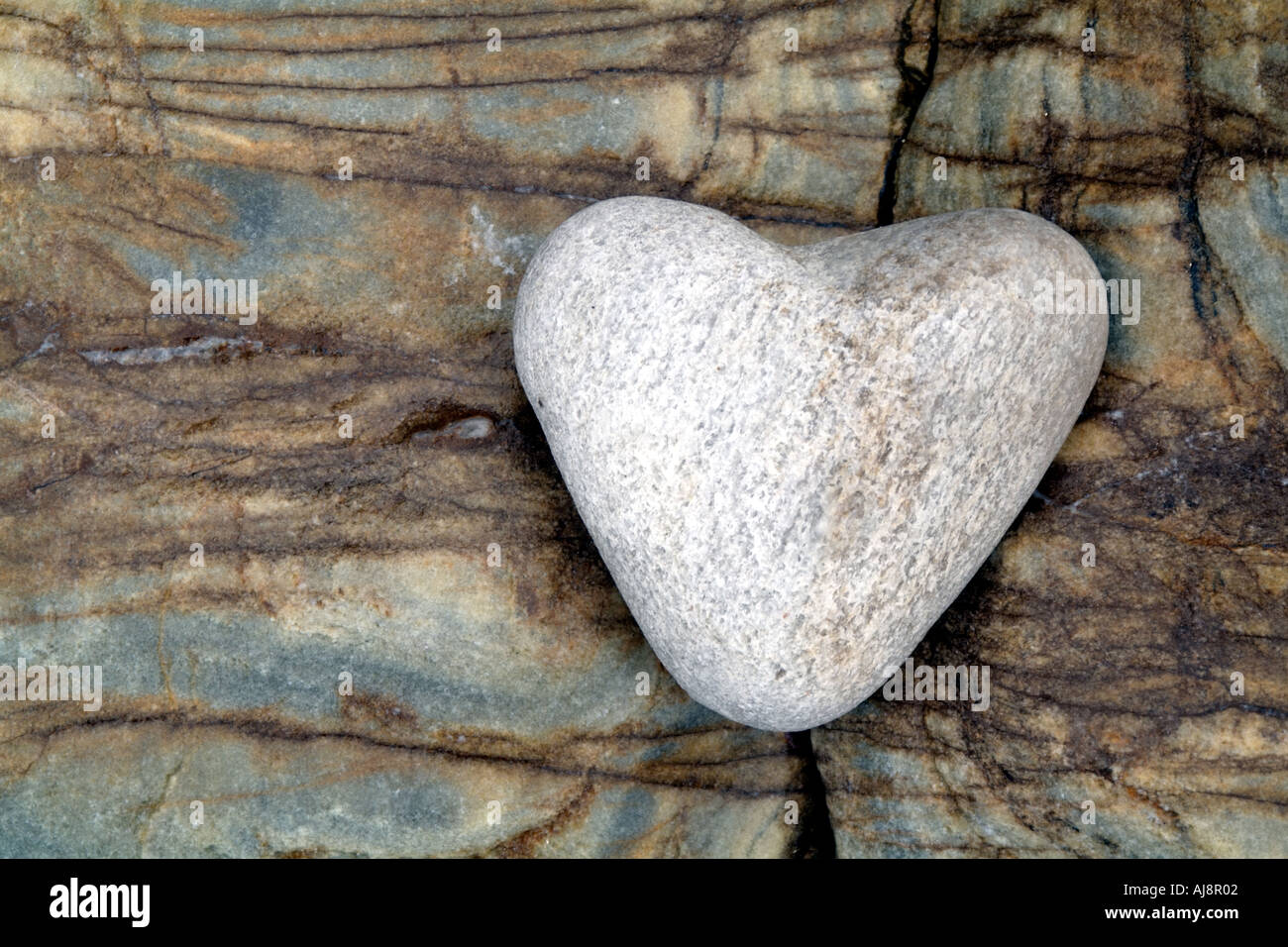 Romantic artistic heart shape rock hi-res stock photography and images ...
