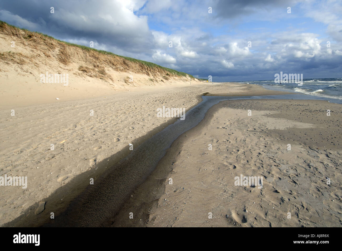 Texel beach and dunes are losing sand to the sea Stock Photo - Alamy