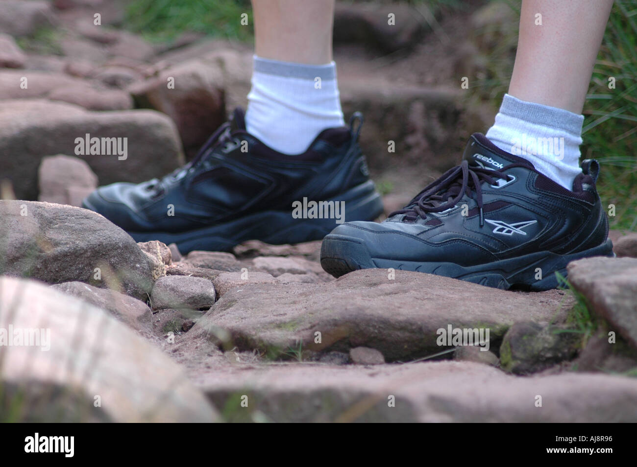 Roaches Footpath 04 Trainers Stock Photo - Alamy