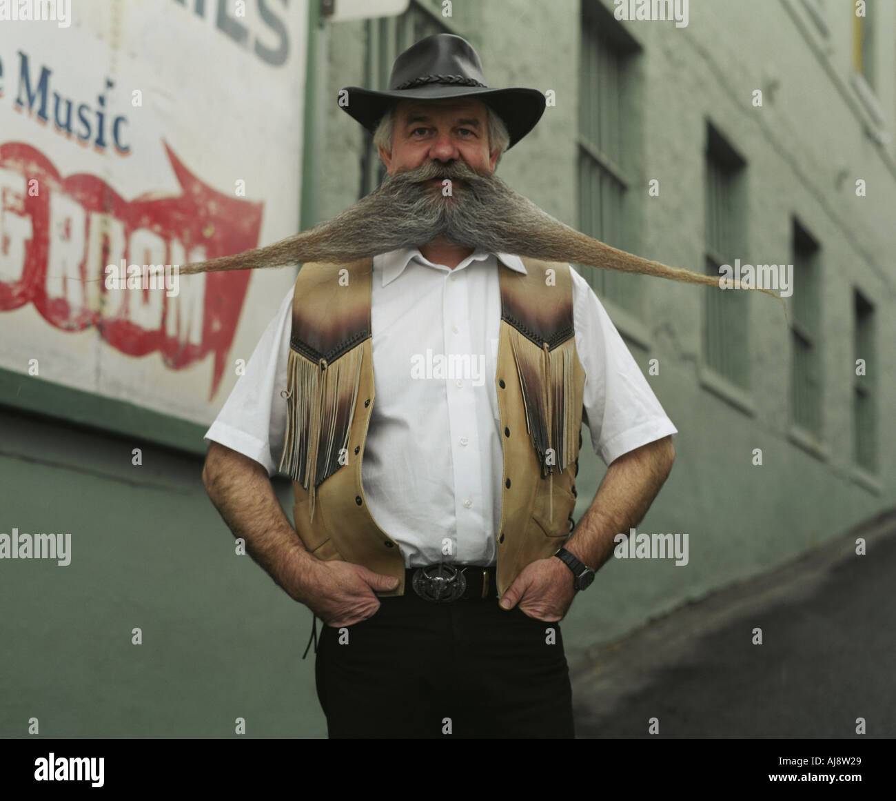Contestant from the 2003 World Beard & Moustache Championships held in ...