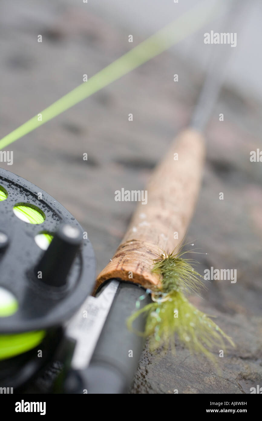 Still life fly fishing rod hi-res stock photography and images - Alamy