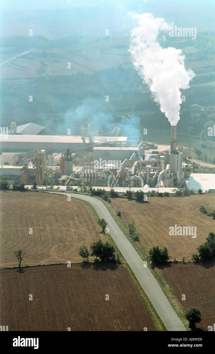Air Pollution Catalonia Spain Stock Photo - Alamy