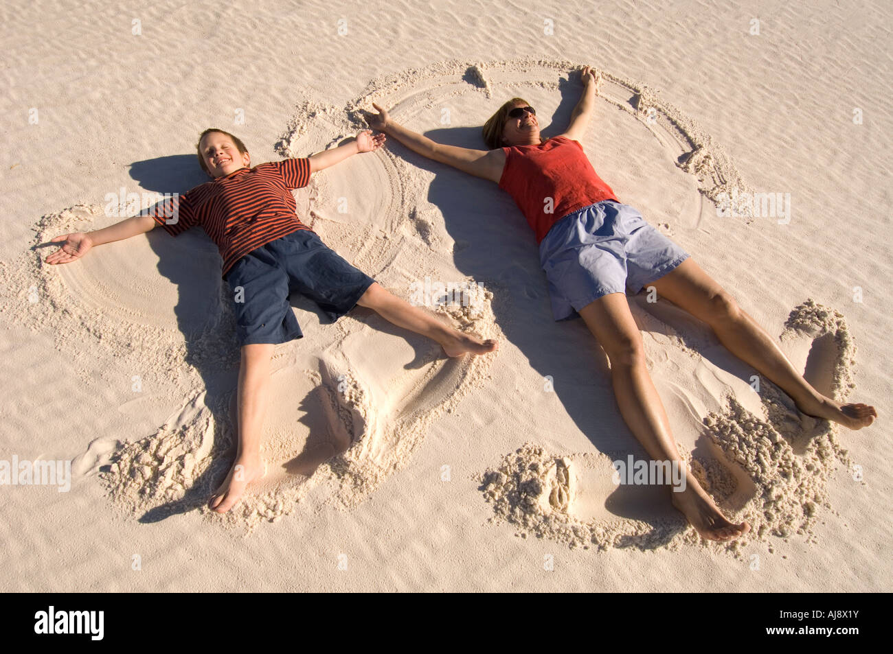 Sand angel hi-res stock photography and images - Alamy