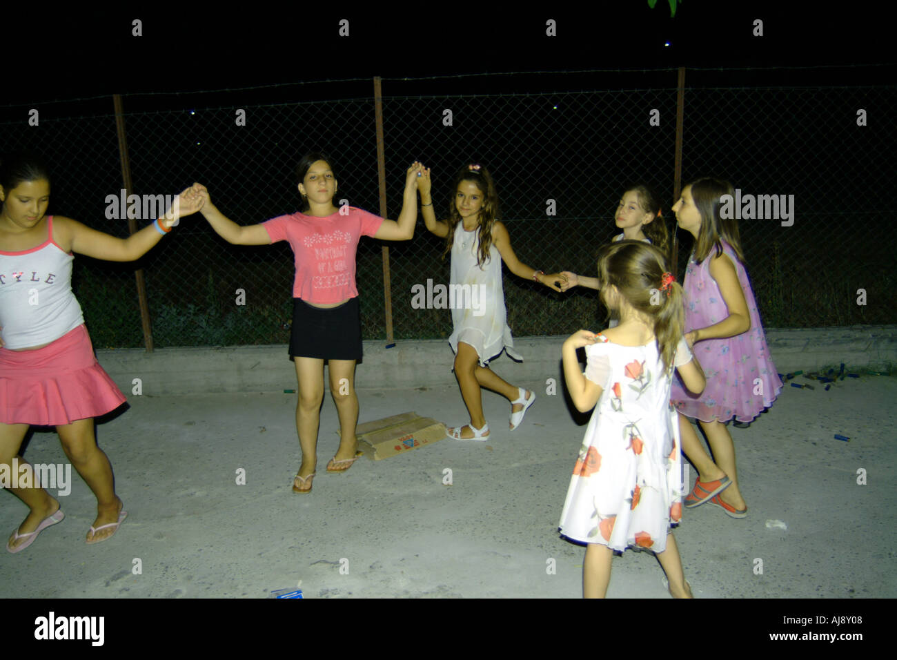 Children greece dancing hi-res stock photography and images - Alamy