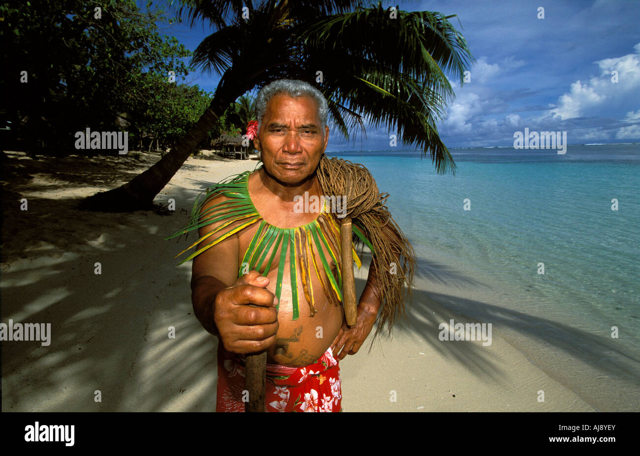 Samoan chief hi-res stock photography and images - Alamy