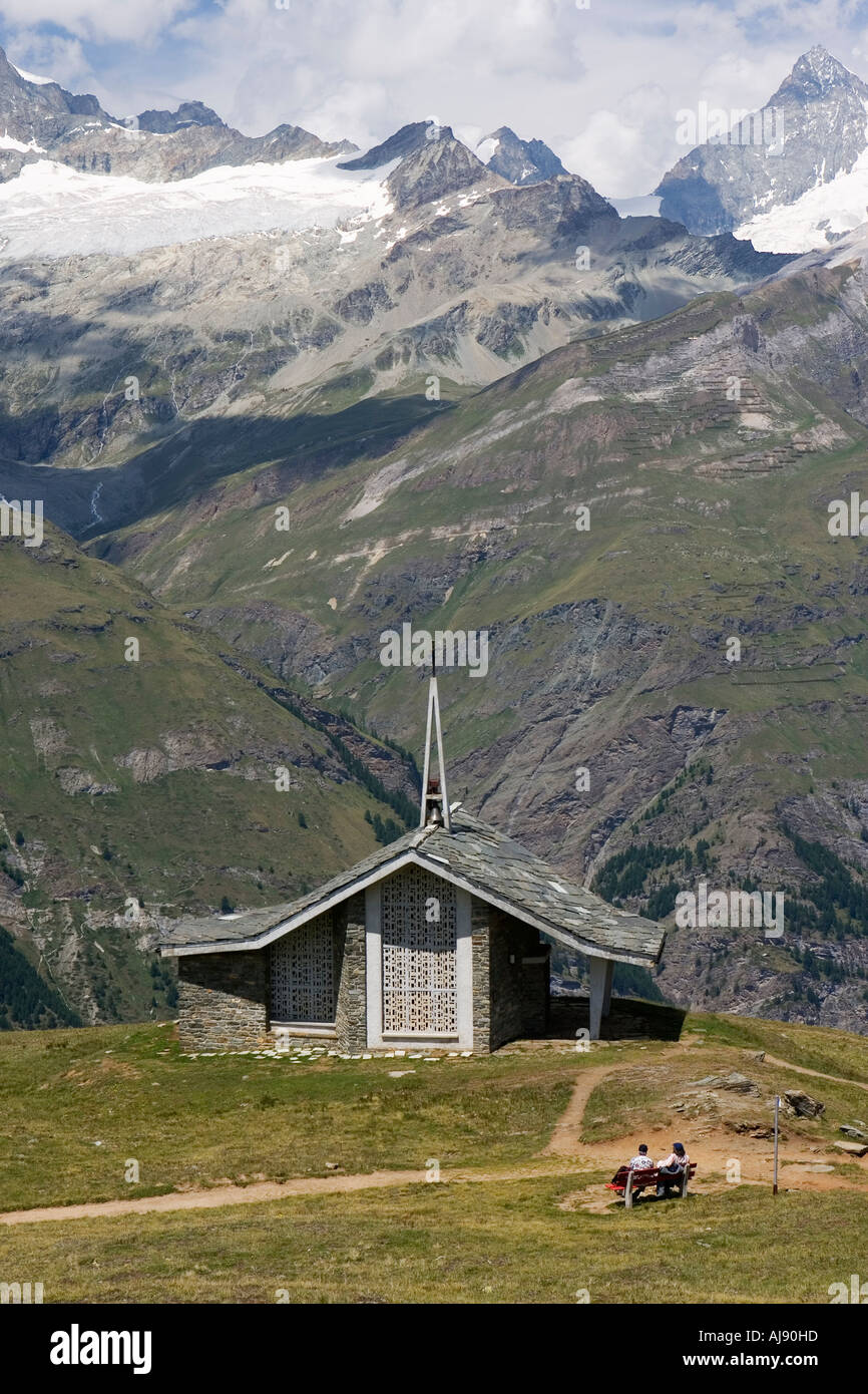 Riffelberg matterhorn chapel hi-res stock photography and images - Alamy
