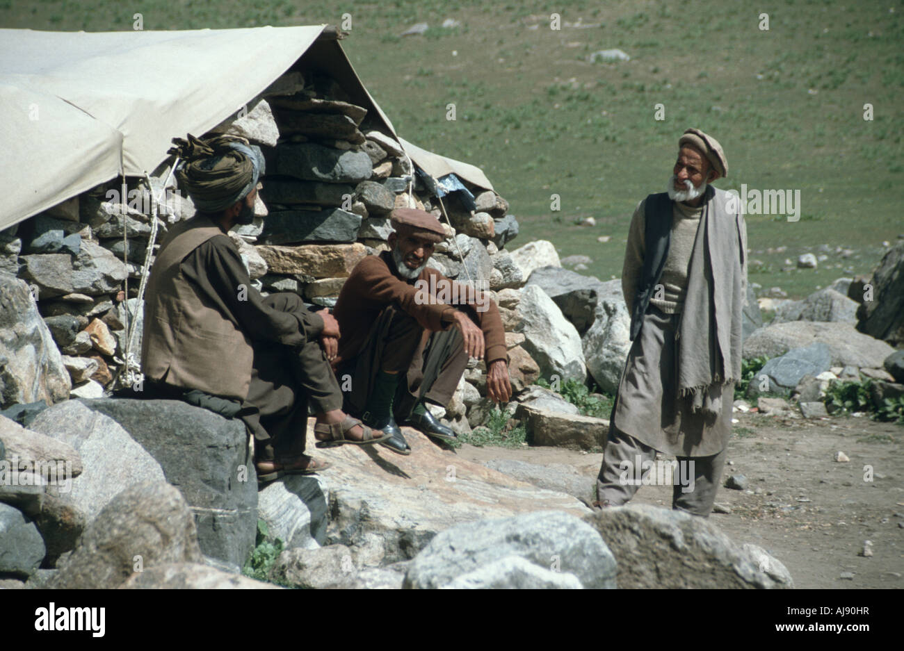 Pakistan Northern Areas Kaghan Valley Tribal Men Stock Photo - Alamy