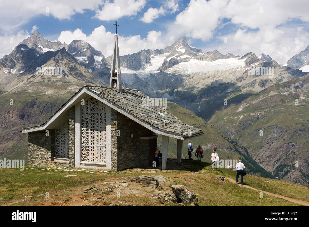 Riffelberg matterhorn chapel hi-res stock photography and images - Alamy