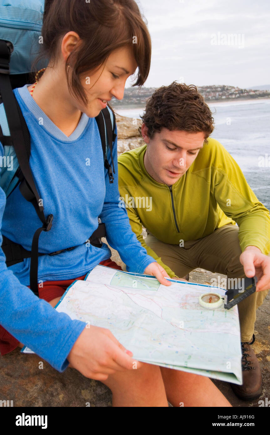 Sydney northern beaches map hi-res stock photography and images - Alamy