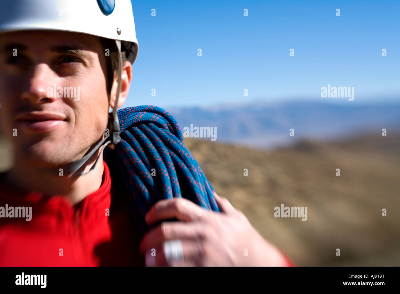 Male climber portrait Stock Photo - Alamy