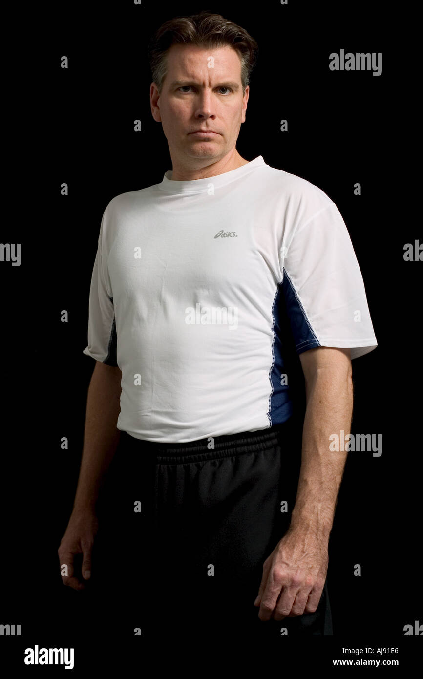 Male Athletic look in studio Stock Photo - Alamy