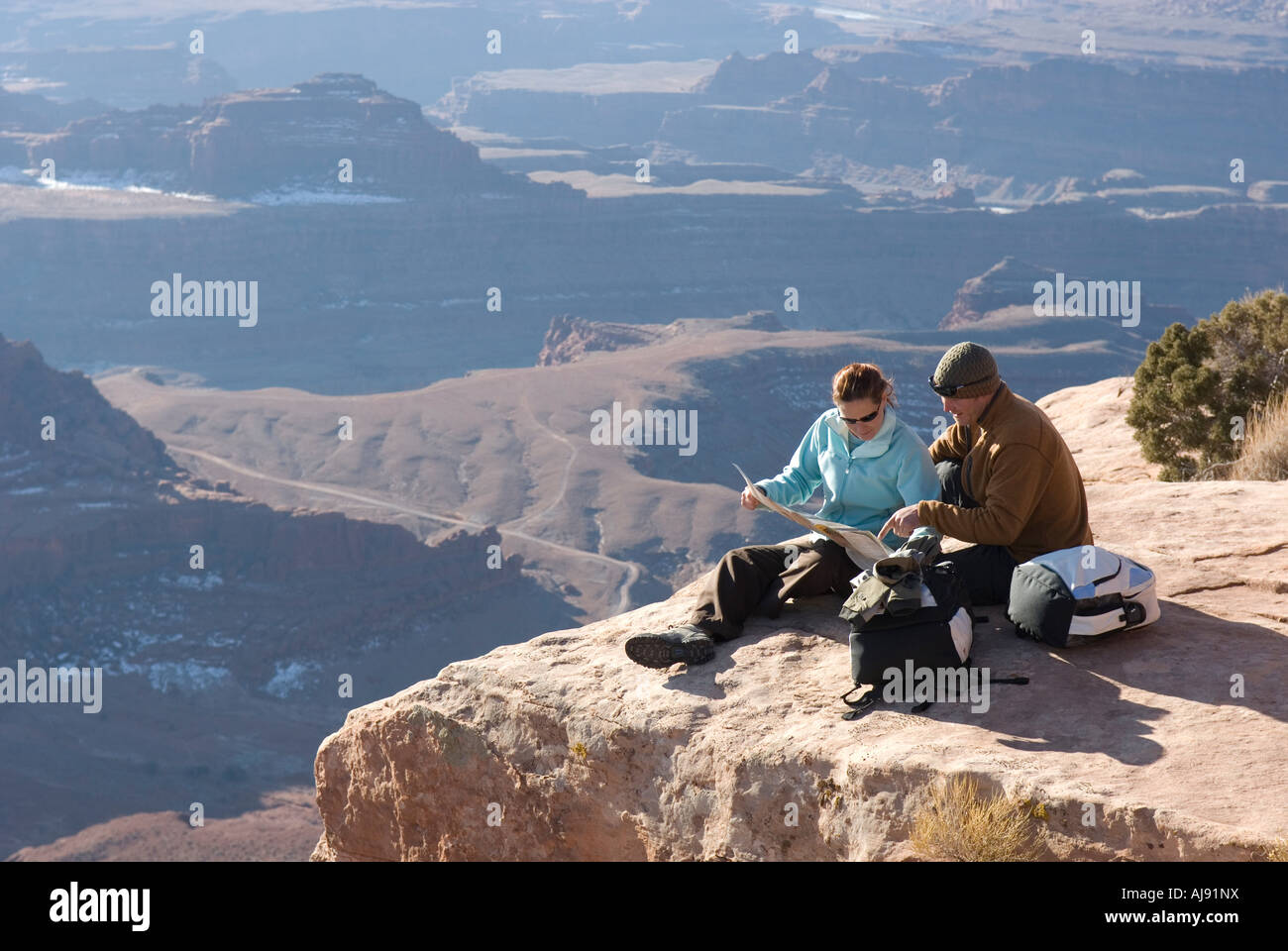 Rim trail map hi-res stock photography and images - Alamy
