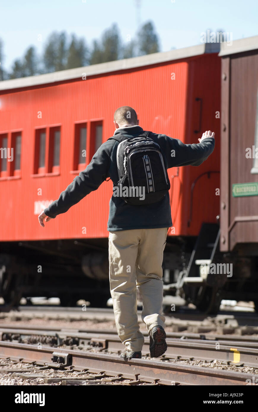 Man tracks hi-res stock photography and images - Alamy