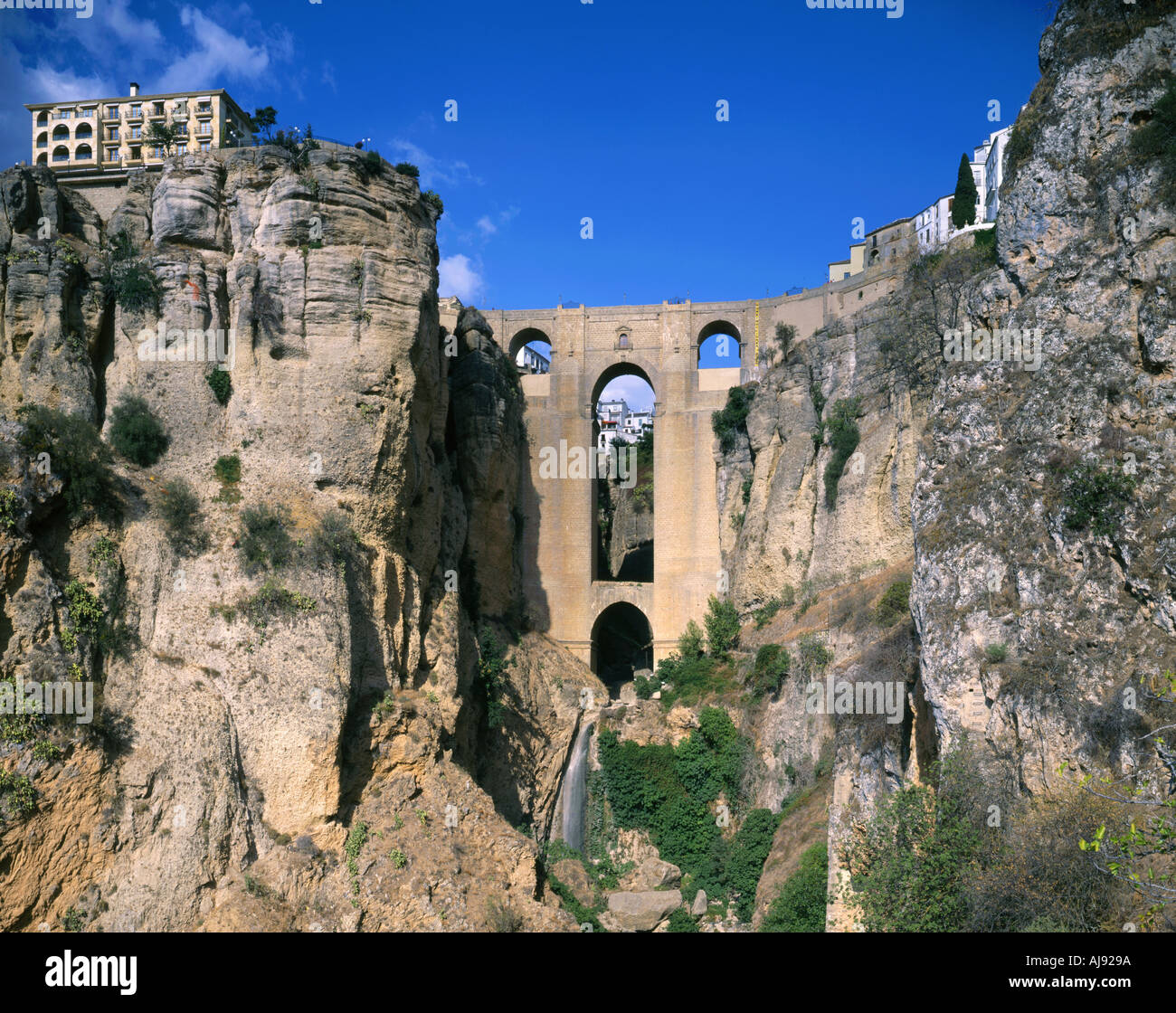 Puente Nuevo bridge Ronda Andalucia Spain Stock Photo - Alamy
