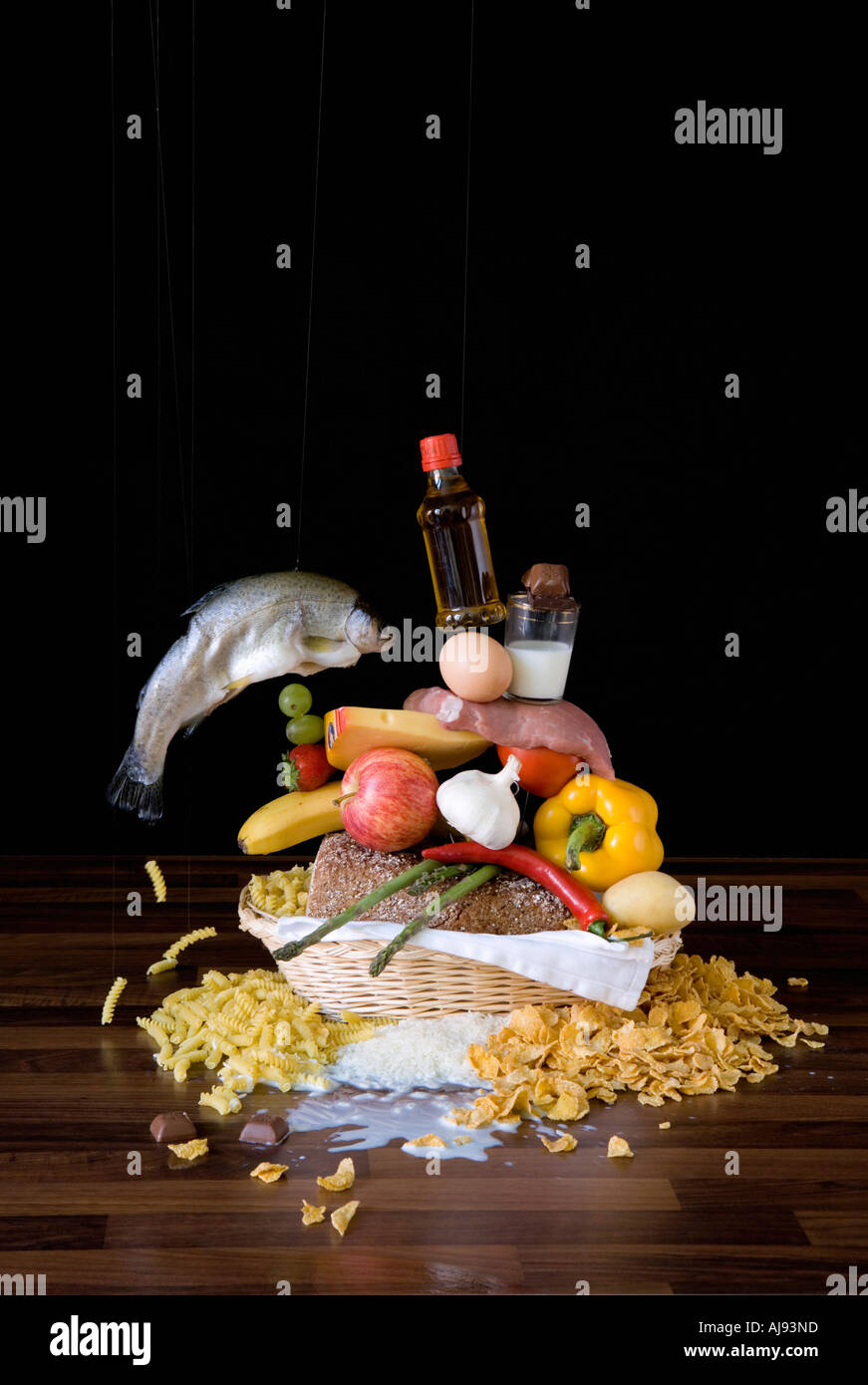 Assortment of bread stack hi-res stock photography and images - Alamy