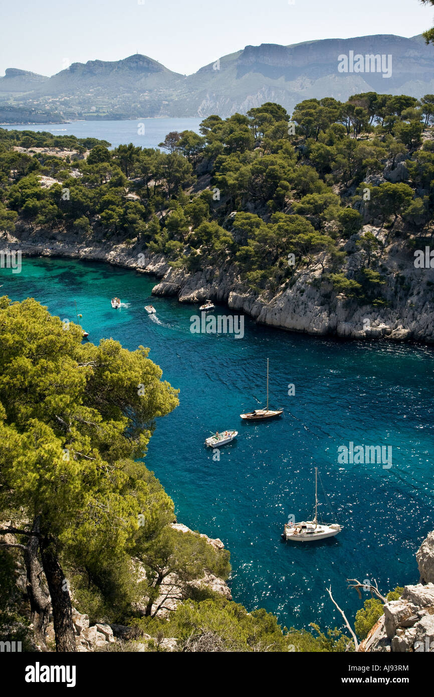 Calanque near Cassis; Port Pin. France Stock Photo - Alamy