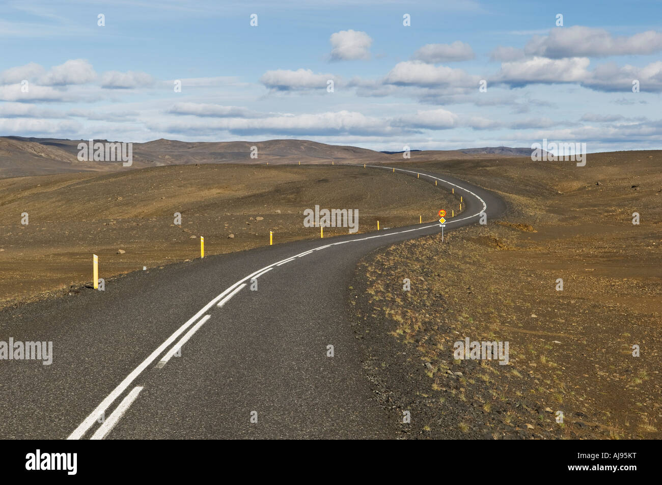 Highland road F26 towards Sprengisandur in Iceland Stock Photo - Alamy