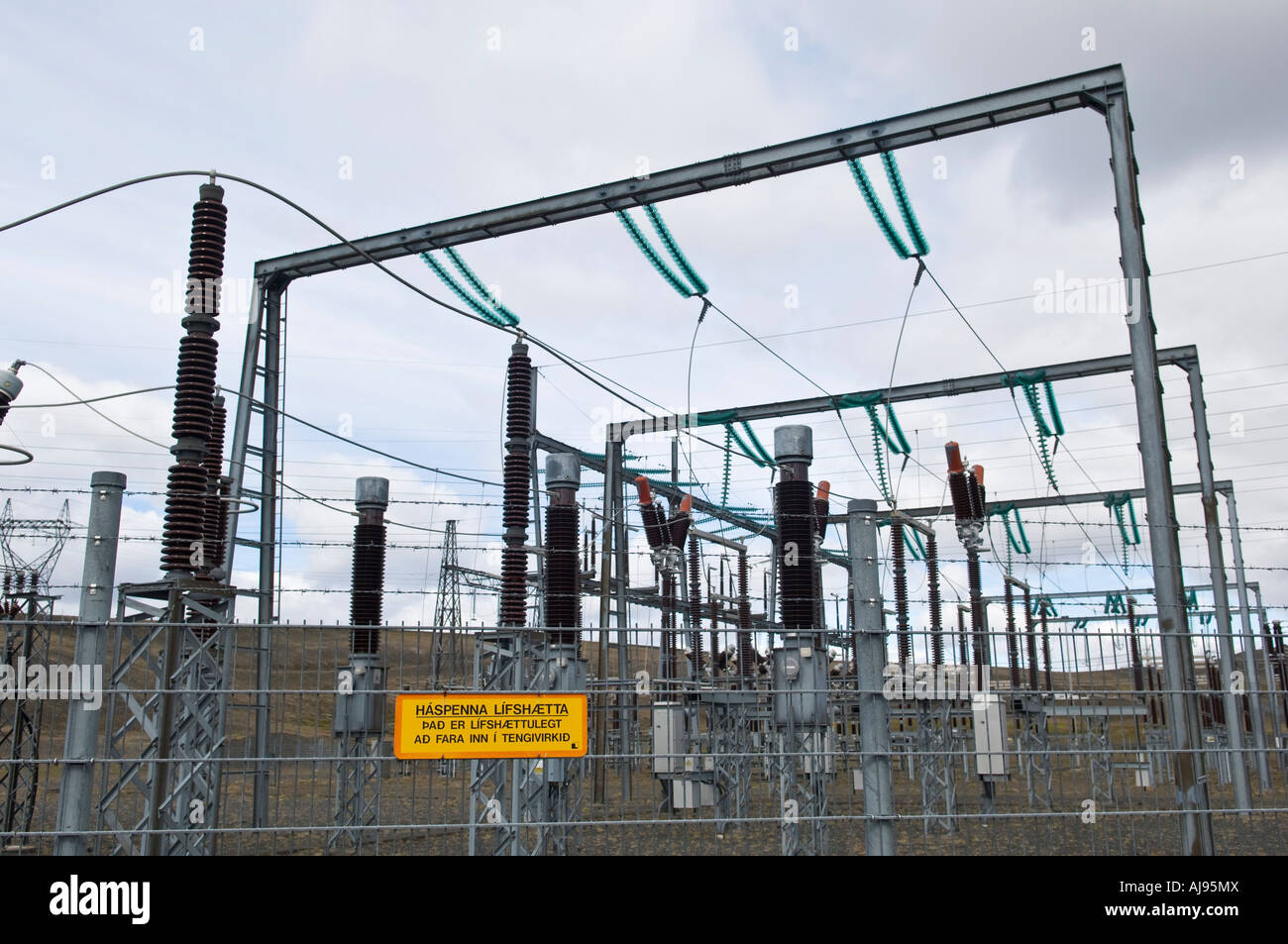 Sigalda power station in Iceland Stock Photo - Alamy