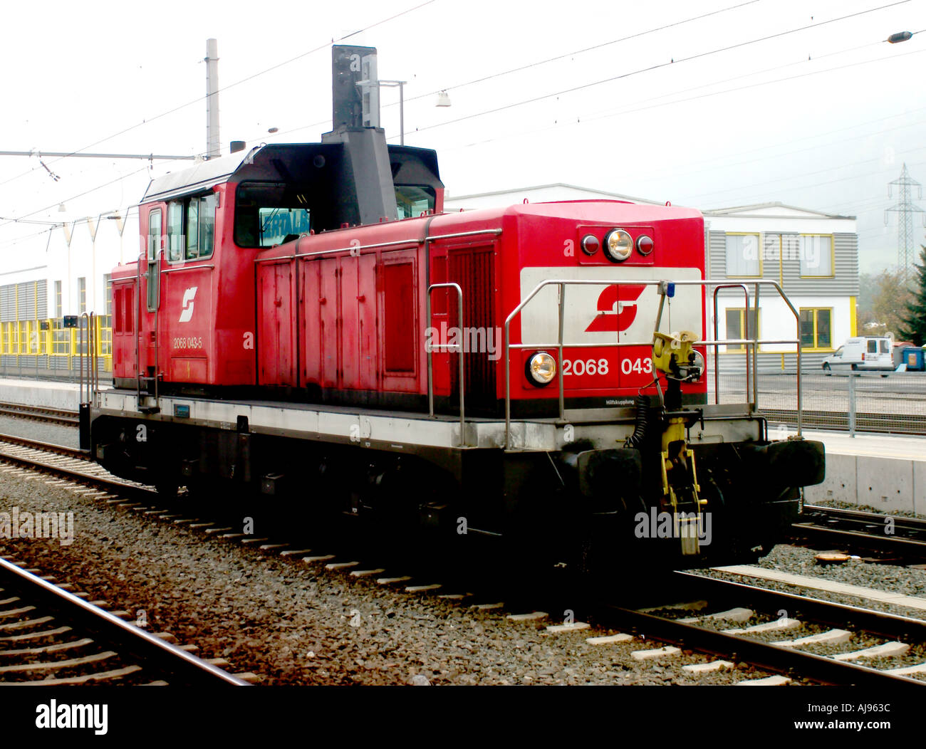 Austrian Diesel Locomotive Jenbach Stock Photo - Alamy