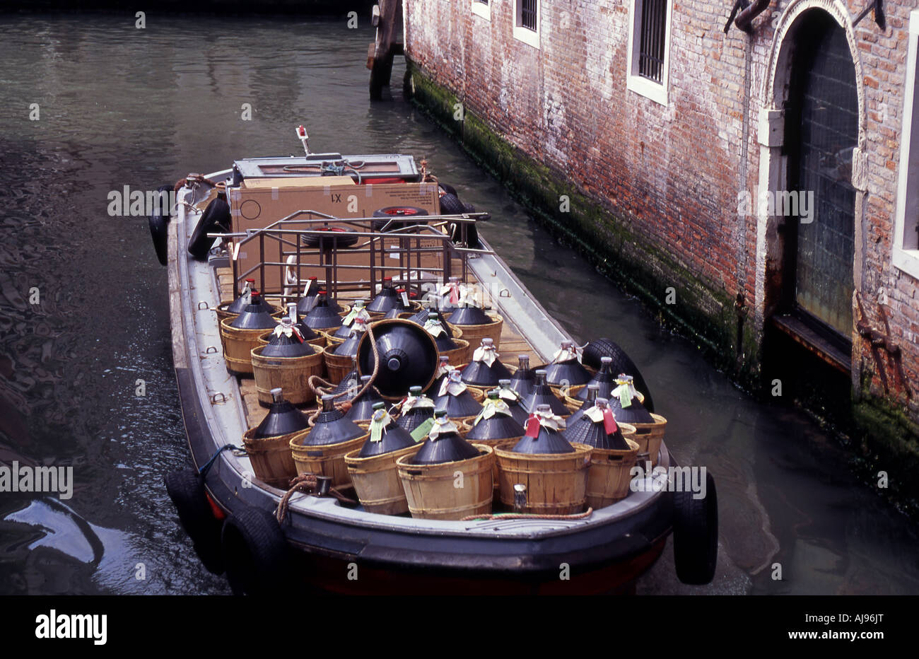 Wine delivery boat hi-res stock photography and images - Alamy