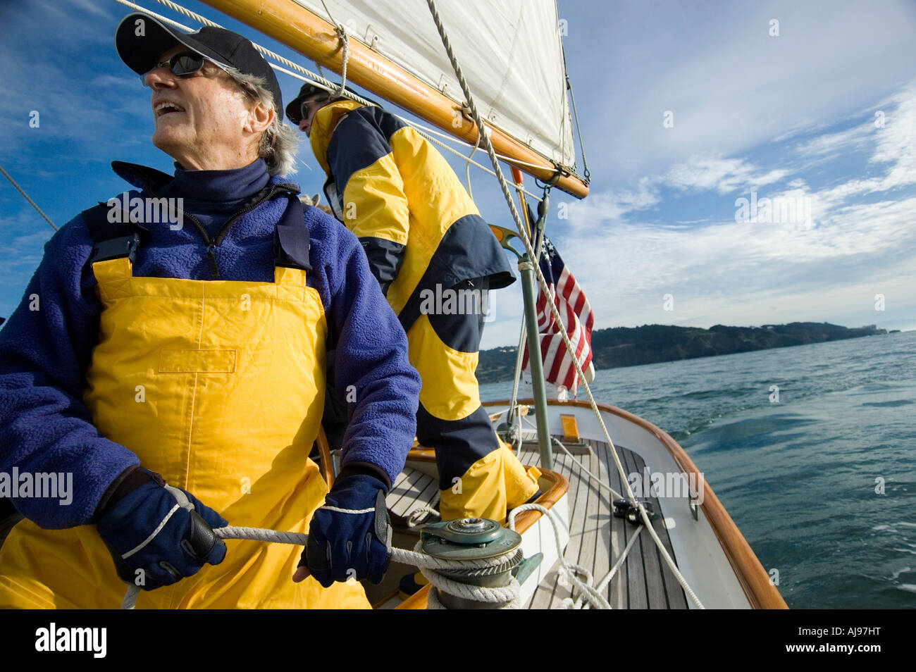 Two men sailing two men sailing hi-res stock photography and images - Alamy