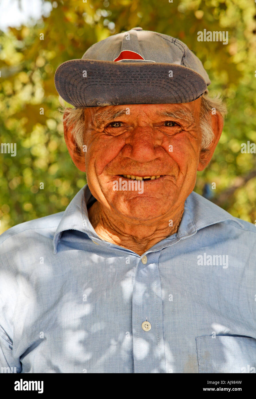 Old Man Samothraki Greek Islands Greece Hellas Stock Photo - Alamy