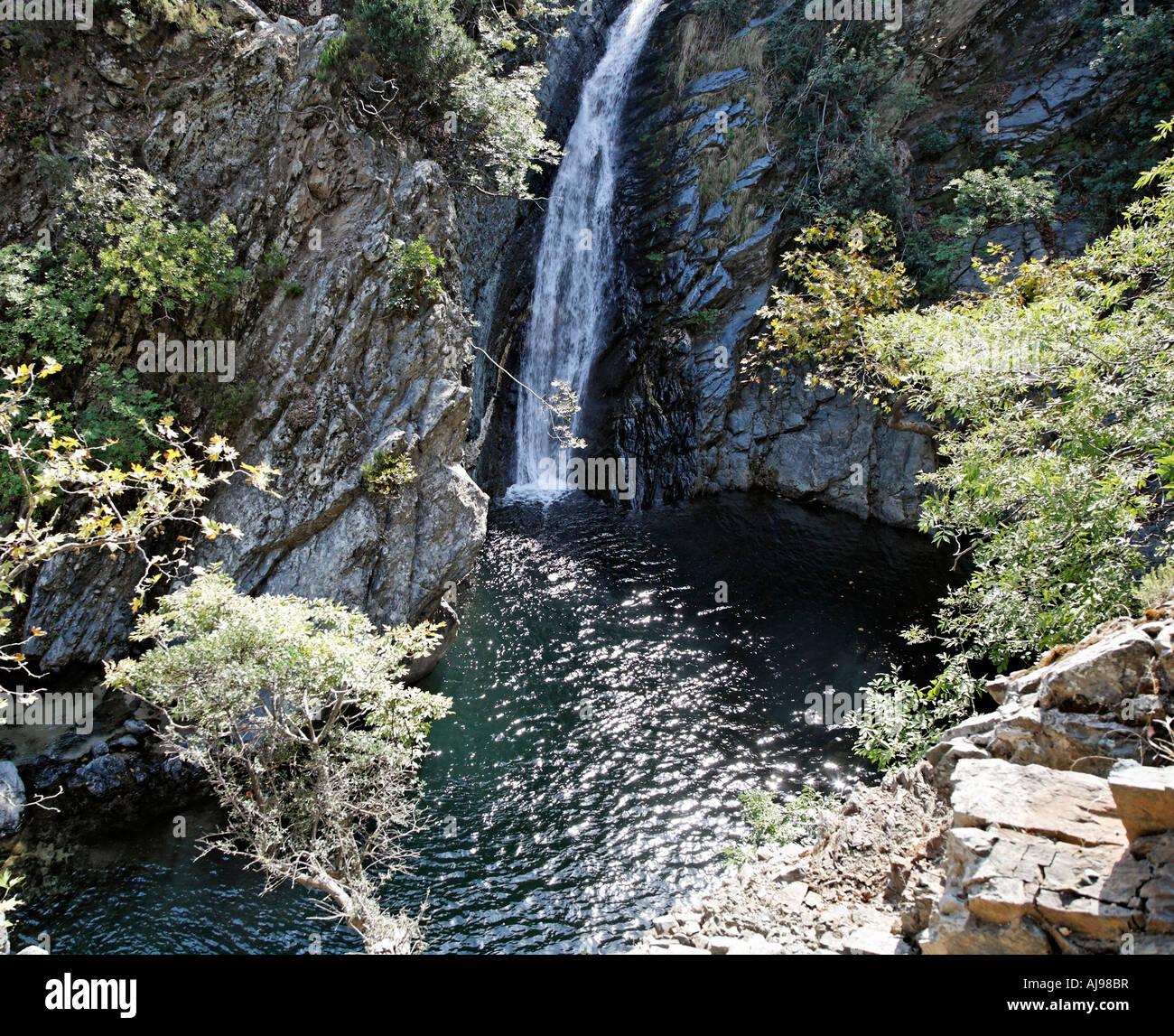 Vathres Rock Pool And Waterfall Samothraki Greek islands Greece hellas ...