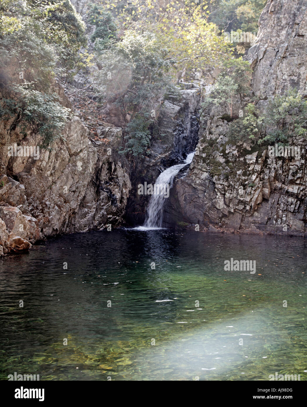 Vathres Rock Pool And Waterfall Samothraki Greek islands Greece hellas ...