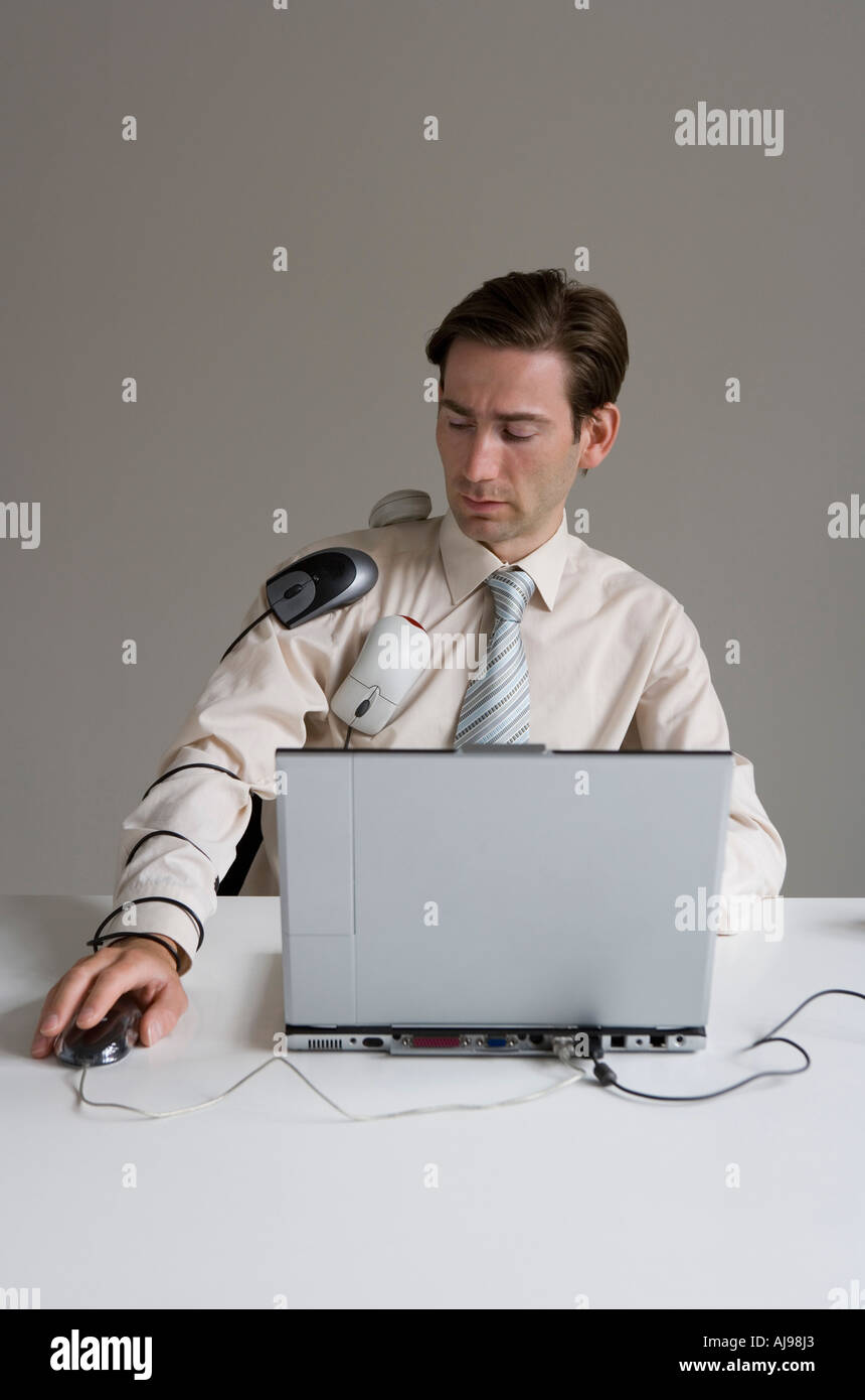 Man crawling in tie hi-res stock photography and images - Alamy