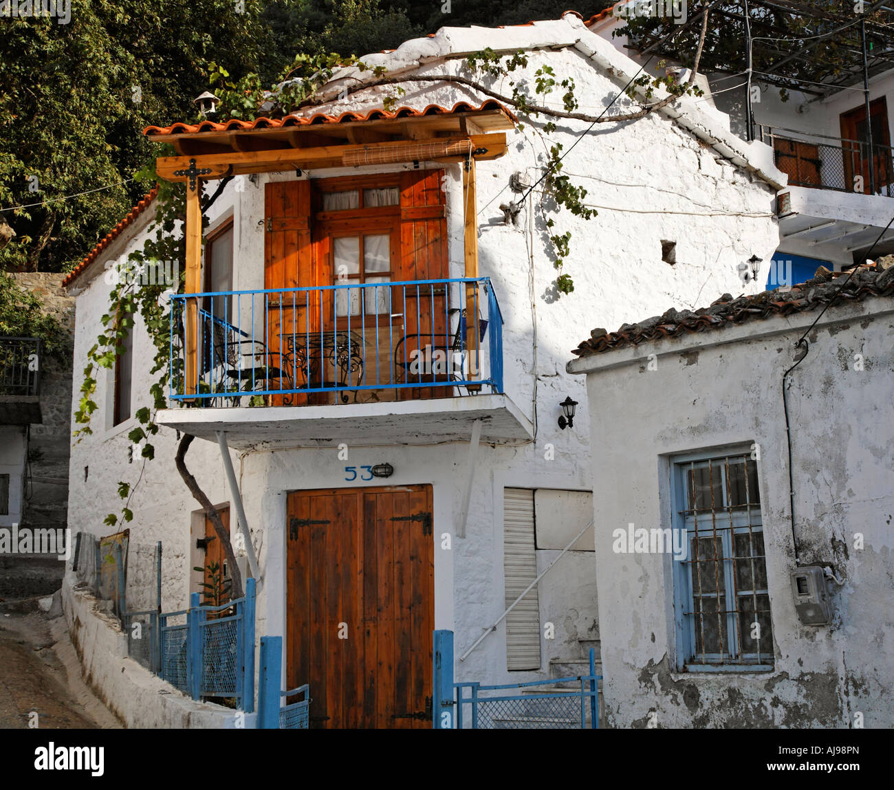 Hora Samothraki Greek Islands Greece Hellas Stock Photo - Alamy