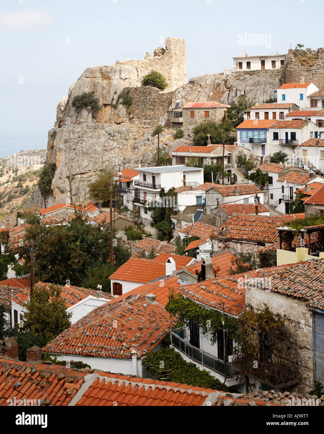 Hora Samothraki Greek Islands Greece Hellas Stock Photo - Alamy