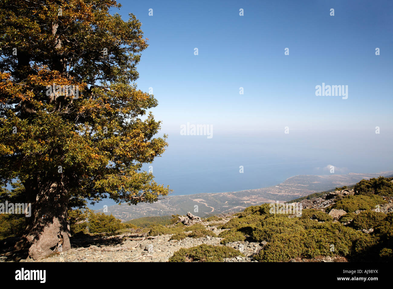 Mountain Views Samothraki Greek Islands Greece Hellas Stock Photo - Alamy