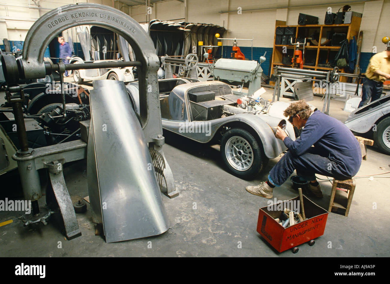Morgan Car Factory Stock Photo - Alamy