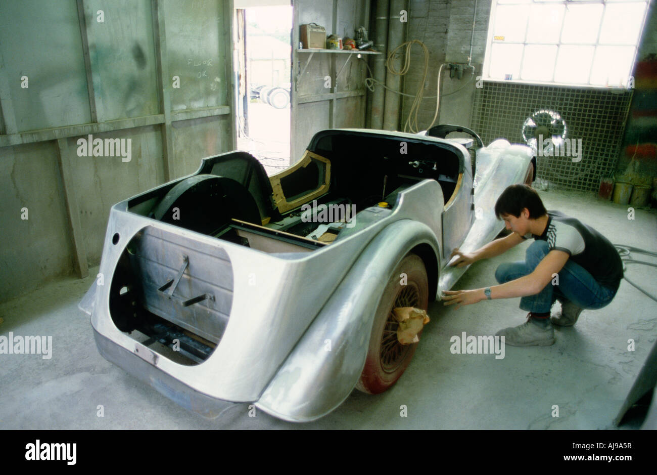 Morgan Car Factory Stock Photo - Alamy