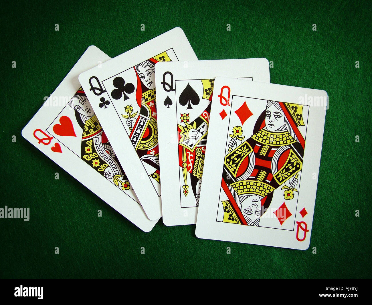 Playing card queen hi-res stock photography and images - Alamy