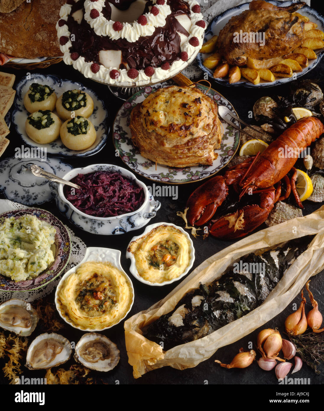 Antique buffet hi-res stock photography and images - Alamy